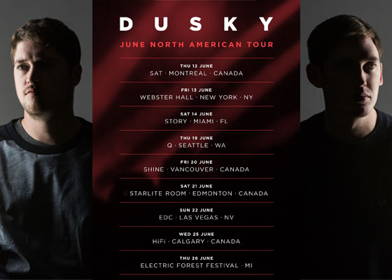 Dusky announce North American tour dates | Relentless Beats