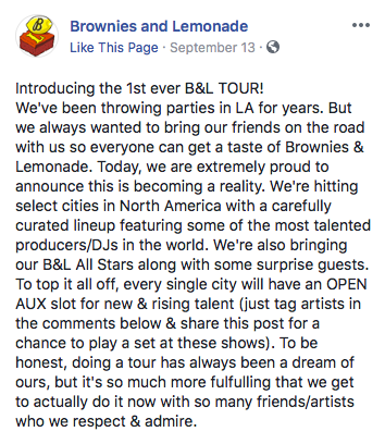 Brownies and Lemonade Announce First Tour | Relentless Beats