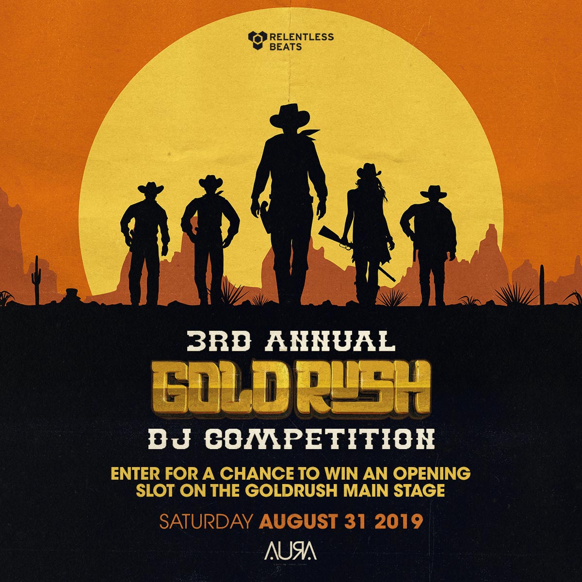 Just Announced: 3rd Annual Goldrush DJ Competition | Relentless Beats