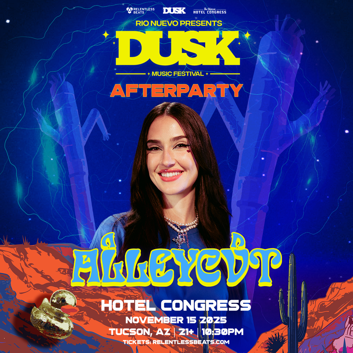 DUSK Music Festival 2025 Tucson Tickets - 11/15/25 - Jacome Plaza ...
